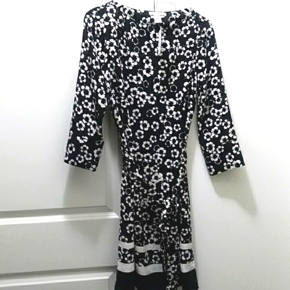 H&M | Dresses | Nwt Hm 34 Sleeve Black And White Dress | Poshmark